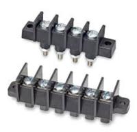 China Barrier Terminal Block 10A 300V PA66 for Mitsubishi Mold PLC DIN Rail for sale