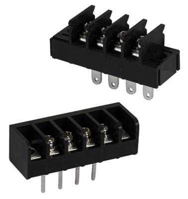 China 16mm Pitch DIN Rail Mount Plastic Barrier Terminal Block 22-12 AWG 10A for sale