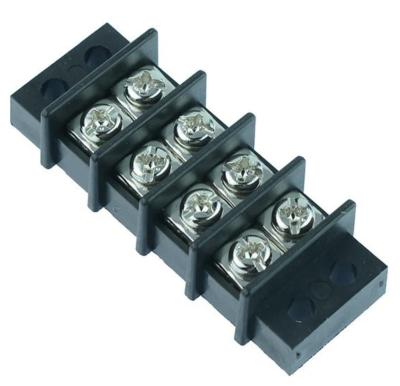 China Plastic Barrier Terminal Block PCB Connector 300V 22-12 AWG for Industrial Control for sale
