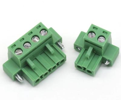 China KF2EDGKM-5.08 Pluggable Terminal Block 12A 300V Cage Clamp Wire Connection 2-16 Poles for sale