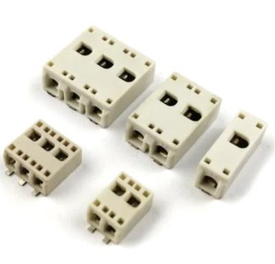 China 5.0mm Pitch Green SMT Screw Terminal Block 300V 10A Surface Mount Connector for sale