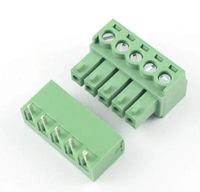 China Spring Loaded Screw Terminal Connector 10A 300V 1 Position 3.81mm Pitch KF2EDGK for sale