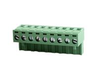China Shanye Spring Loaded Screw Terminal Connector 10A 5.08mm Pitch 2-xp Poles for sale