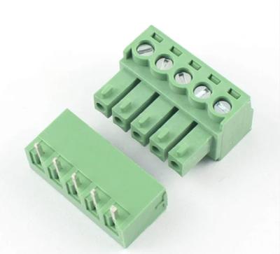 China Spring Loaded Terminals 207R-5.08 Screw In Terminal 300V 10A 1 Position Phoenix Compatible for sale