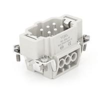 China Shanye Han Series Heavy Duty Connector IP65 1000V Screw Termination 0.2-6.0mm² for sale