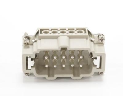 China Shanye Han Series Heavy Duty Screw Crimp Connector IP65 Insulation Resistance 10^10 Ohm for sale