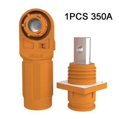 China PA66 100A High Current Energy Storage Connector 125°C Flame Rating Male Female for sale