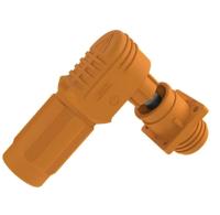 China PA66 30%GF Energy Storage Connector 100A 1000V Circular Power Connector for sale
