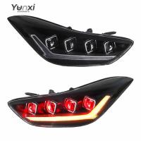 China Hyundai Elantra 2012 2016 Auto Parts LED Head Lights Headlights Front Lmap Upgrade LED Headlamp DRL Assembly for sale