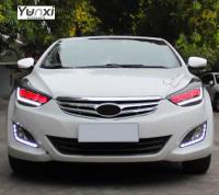 China Hyundai Elantra 2012 2016 Auto Parts LED Head Lights Headlights Front Lmap Upgrade LED Headlamp DRL Assembly for sale