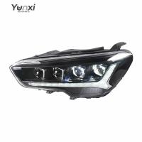 China Hyundai IX35 Tucson 2018 2020 Accessories LED Head Lights Headlights Front Lmap Upgrade 4 Lens Demon LED Headlamps for sale