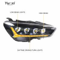 China Hyundai IX35 Tucson 2018 2020 Accessories LED Head Lights Headlights Front Lmap Upgrade 4 Lens Demon LED Headlamps for sale