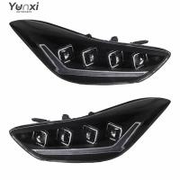 China LED Headlights for Hyundai Elantra 2012-2016 Demon Eye Style Headlamp DRL New Condition Model Accord for sale