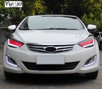 China LED Headlights for Hyundai Elantra 2012-2016 Demon Eye Style Headlamp DRL New Condition Model Accord for sale