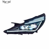 China for Hyundai Sonata 2011 2015 Car Accessories Head Lights Headlights Front Lmap Upgrade LED Durable Headlamp Head Lamp for sale