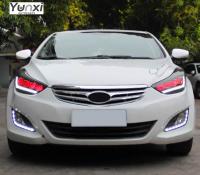 China for Elantra Accord 2012-2016 LED Headlights Demon Eye 6000K 8000 Lumens 12V New Plug-and-Play Car Accessories for sale