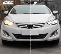 China for Elantra Accord 2012-2016 LED Headlights Demon Eye 6000K 8000 Lumens 12V New Plug-and-Play Car Accessories for sale