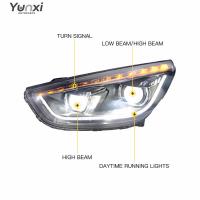 China Hyundai Tucson IX35 2010 2016 Car Accessories LED Head Lights Headlights Front Lmap Assembly Upgrade LED Headlamp for sale
