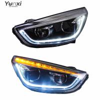 China Hyundai Tucson IX35 2010 2016 Car Accessories LED Head Lights Headlights Front Lmap Assembly Upgrade LED Headlamp for sale