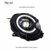 China For BMW MINI Cooper 2007-2013 R55 R56 R57 R58 R59 Headlamp Upgrade New LED Head Light DRL Dynamic LED Headlights for sale