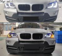 China For BMW X5 E70 Plug and Play Head Light Headlamps 2007-2013 Front Light Upgrade New Styles LED Turn Signals Headlights for sale