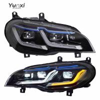 China For BMW X5 E70 Plug and Play Head Light Headlamps 2007-2013 Front Light Upgrade New Styles LED Turn Signals Headlights for sale