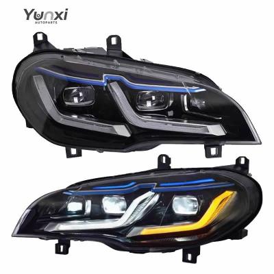 China For BMW X5 E70 Plug and Play Head Light Headlamps 2007-2013 Front Light Upgrade New Styles LED Turn Signals Headlights for sale