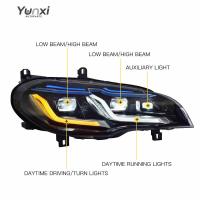 China For BMW X5 E70 Plug and Play Head Light Headlamps 2007-2013 Front Light Upgrade New Styles LED Turn Signals Headlights for sale