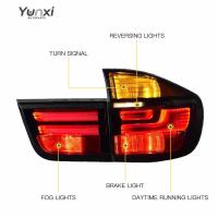 China For BMW E70 LED Tail Light Upgrade 2007-2013 Rear Lamp with Clear Lens New Car Accessories for sale