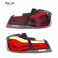 China For BMW 5 Series Rear Light Assembly F18 F10 Tail Light 2011-2017 Upgrade LED Dragon Scale Dynamic Car Accessories for sale