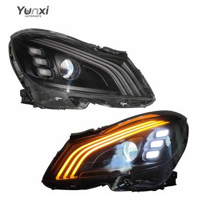 China LED Headlamps for Mercedes Benz C-Class W204 2011-2014 C180 C200 Upgrade Maybach 6000k Color New Automotive Accessories for sale