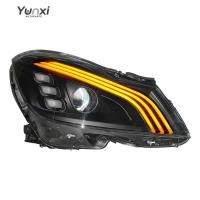 China LED Headlamps for Mercedes Benz C-Class W204 2011-2014 C180 C200 Upgrade Maybach 6000k Color New Automotive Accessories for sale