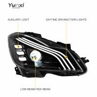 China LED Headlamps for Mercedes Benz C-Class W204 2011-2014 C180 C200 Upgrade Maybach 6000k Color New Automotive Accessories for sale