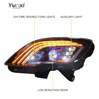 China LED Headlamp Assembly for Mercedes Benz W204 2011-2014 Plug-and-Play Auto DRL Upgrade 6000k New for C180 C200 Models for sale