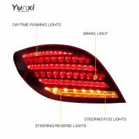 China For Mercedes Benz R-Class W251 LED Turn Signal DRL Plug Play Clear Tail Light 2010-2017 R350 R300 Upgrade Taillights for sale