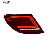 China For Mercedes Benz C-Class W204 Tail Light 2007 2014 C63 C200 Taillight Upgrade LED Turn Signal Car Accessories Rearlamp for sale