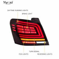 China ForMercedes Benz GLK-Class GLK260 200 300 Tail Light 2007-2015 Upgrade LED Taillights Turn Signal DRL Rear Lamp for sale