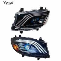 China For Mercedes Benz Sprinter W907 Headlight 2018-2021 Head Light Upgrade Maybach LED Turn Signal Head Lamp Assembly for sale