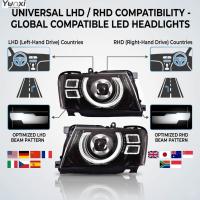 China Plug and Play Headlamp for Nissan Y61 Auto Parts Headlights 2005-2022 Y61 Front Head Light Lamp Upgrade LED Headlamp for sale