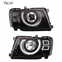 China For Nissan Patrol Y61 Headlights 2005 2021 Car Accessories Front Head Lights Lamp Upgrade Plug and Play LED Headlamp for sale