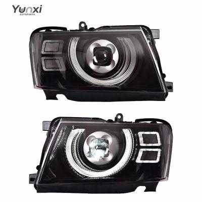 China For Nissan Patrol Y61 Headlights 2005 2021 Car Accessories Front Head Lights Lamp Upgrade Plug and Play LED Headlamp for sale