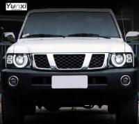China For Nissan Patrol Y61 Headlights 2005 2021 Car Accessories Front Head Lights Lamp Upgrade Plug and Play LED Headlamp for sale