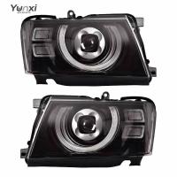 China For Nissan Patrol Y61 Headlights 2005 2021 Car Accessories Front Head Lights Lamp Upgrade Plug and Play LED Headlamp for sale