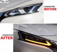 China For Nissan Teana Maxima Auto Parts Plug and Play Headlight 2019-2023 3 Lens Front Head Light Lamp Upgrade LED Headlamp for sale
