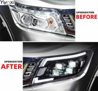 China For Nissan Navara D23 NP300 Headlights 2014 2023 Car Accessories Front Head Light Upgrade LED Headlamps for sale