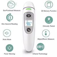 China Household Digital Forehead Thermometer 3cm-5cm With 2*1.5V AAA Batteries for sale