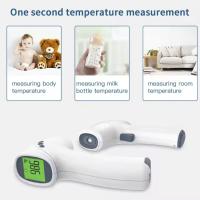 China LCD Display No Touch Forehead Thermometer 3 - 5cm With Fever Alarm for sale