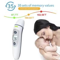 China Instant Read Forehead Ear Digital Infrared Thermometer With Auto Shutdown for sale