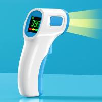 China Three-color Backlight Digital Infrared Forehead Thermometer for Safe and Non-invasive Temperature Measurement for sale