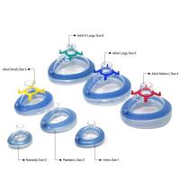China Medical Supplies Disposable Air Cushion PVC Anesthesia Mask With CE ISO Approved for sale